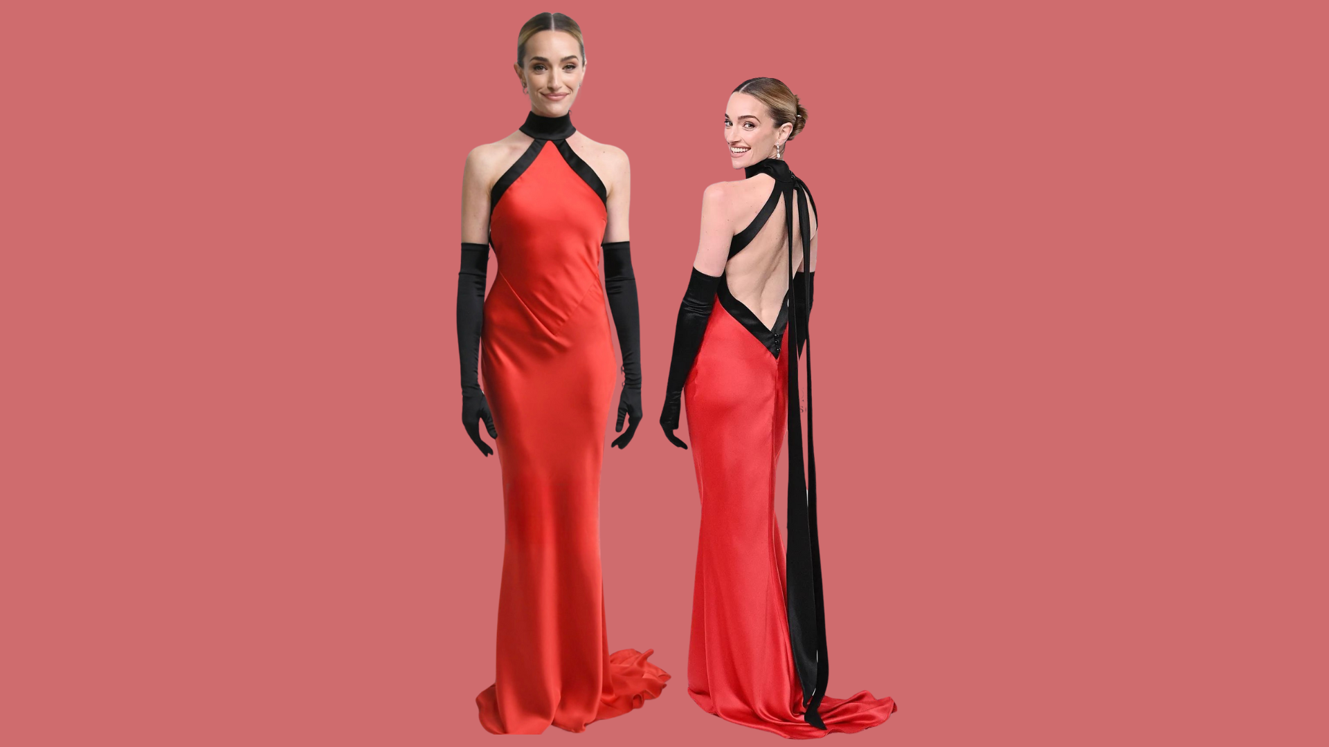 Brianne Howey Stuns in Galia Lahav at Elton John’s Oscars After-Party