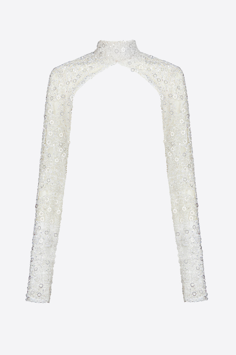 Platine Bolero | High Neck Long Sleeve Sparkly Bolero
