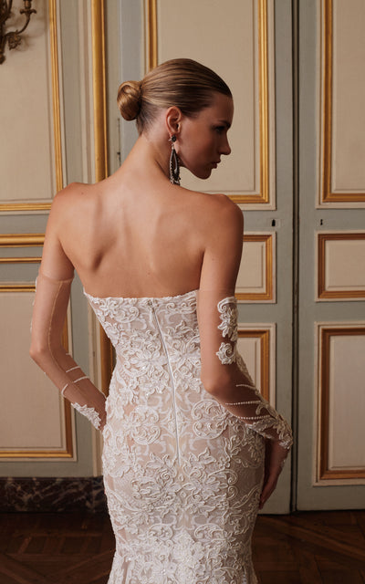 Bijou | Embellished Strapless Mermaid Wedding Dress