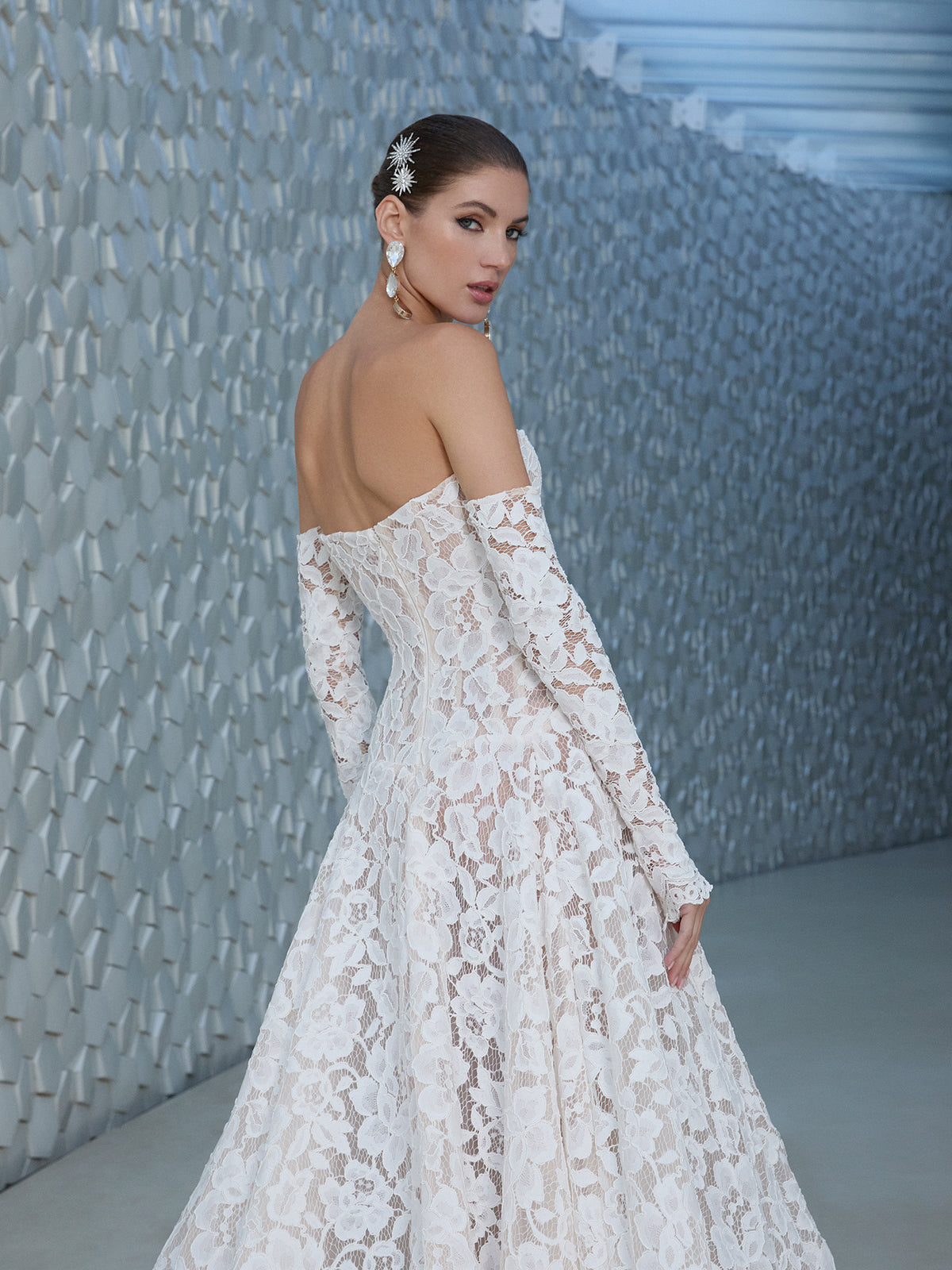 Contessa | Low Waisted Lace Wedding Dress
