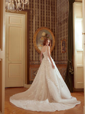 Heaven | Modern Sparkly Princess Wedding Dress