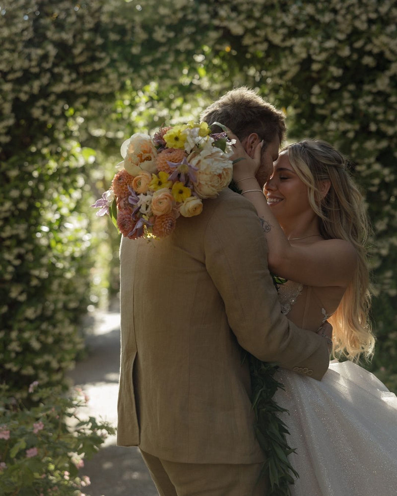 Hype House’s Kouvr Annon Stuns in Galia Lahav at Wedding to Alex Warre