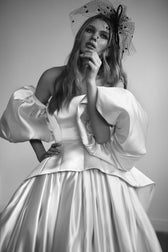 Lady G | Strapless Peplum Corset Wedding Dress