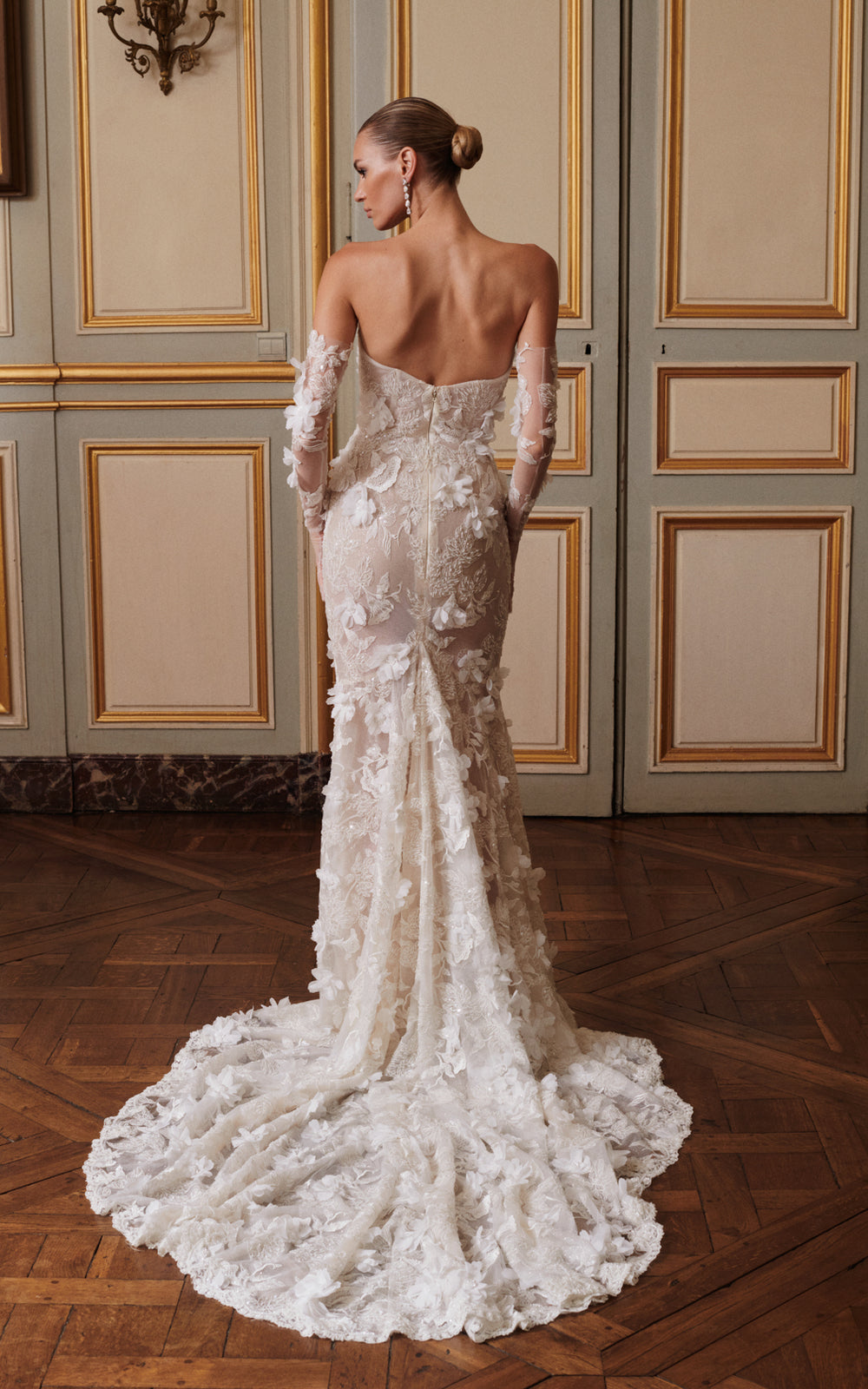 Mélanie | Romantic Embelished Corset Mermaid Wedding Dress
